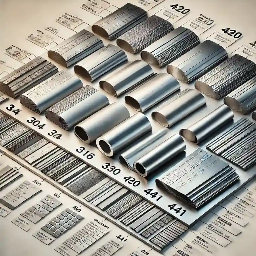 What are the Four types of Stainless Steel Sheets?